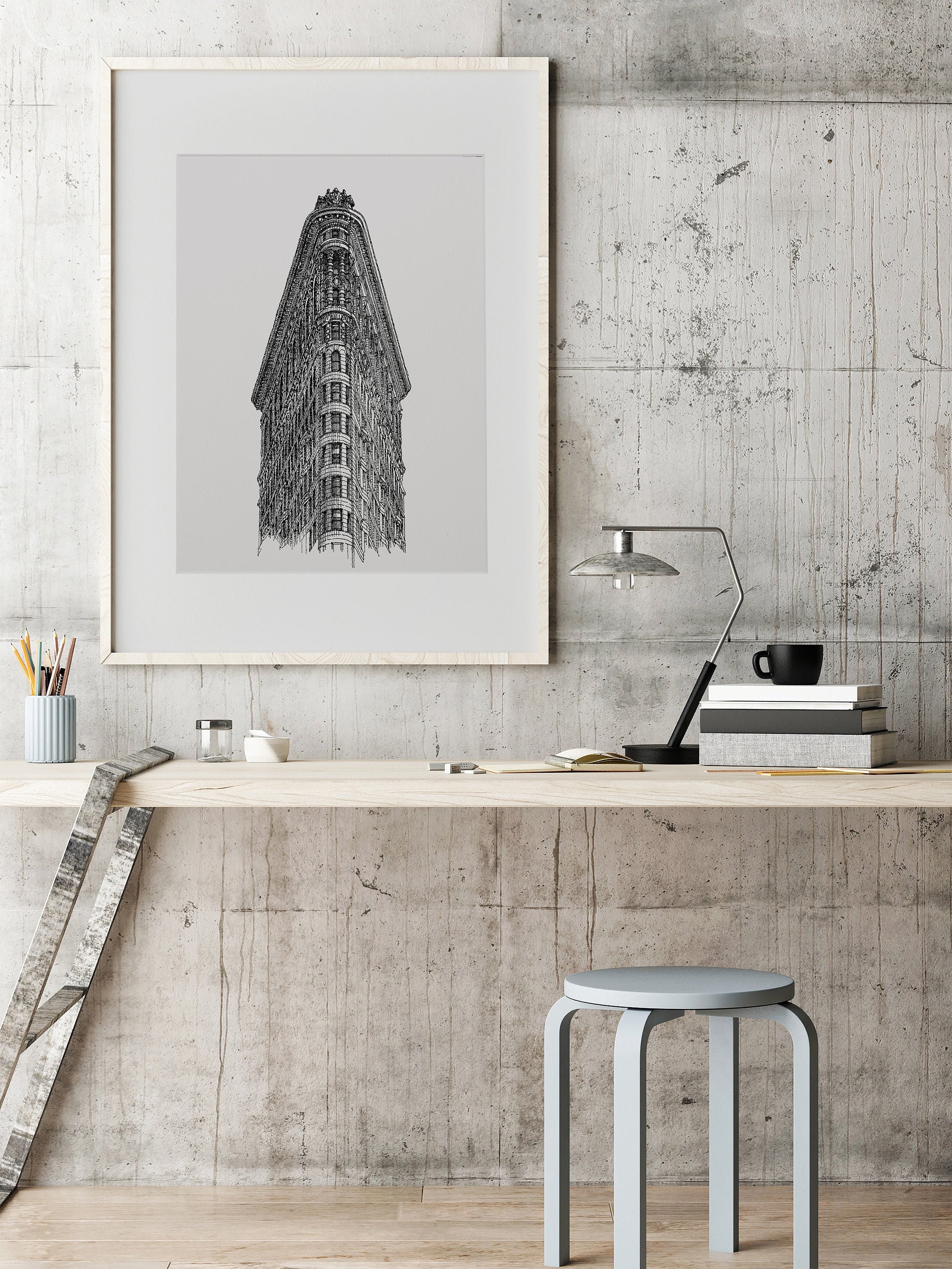 Flatiron Building Art Unique Architecture Print New York - Etsy