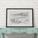 Maui Black Sand Beach Original Drawing, Hawaii Maui Beach Themed Decor ...