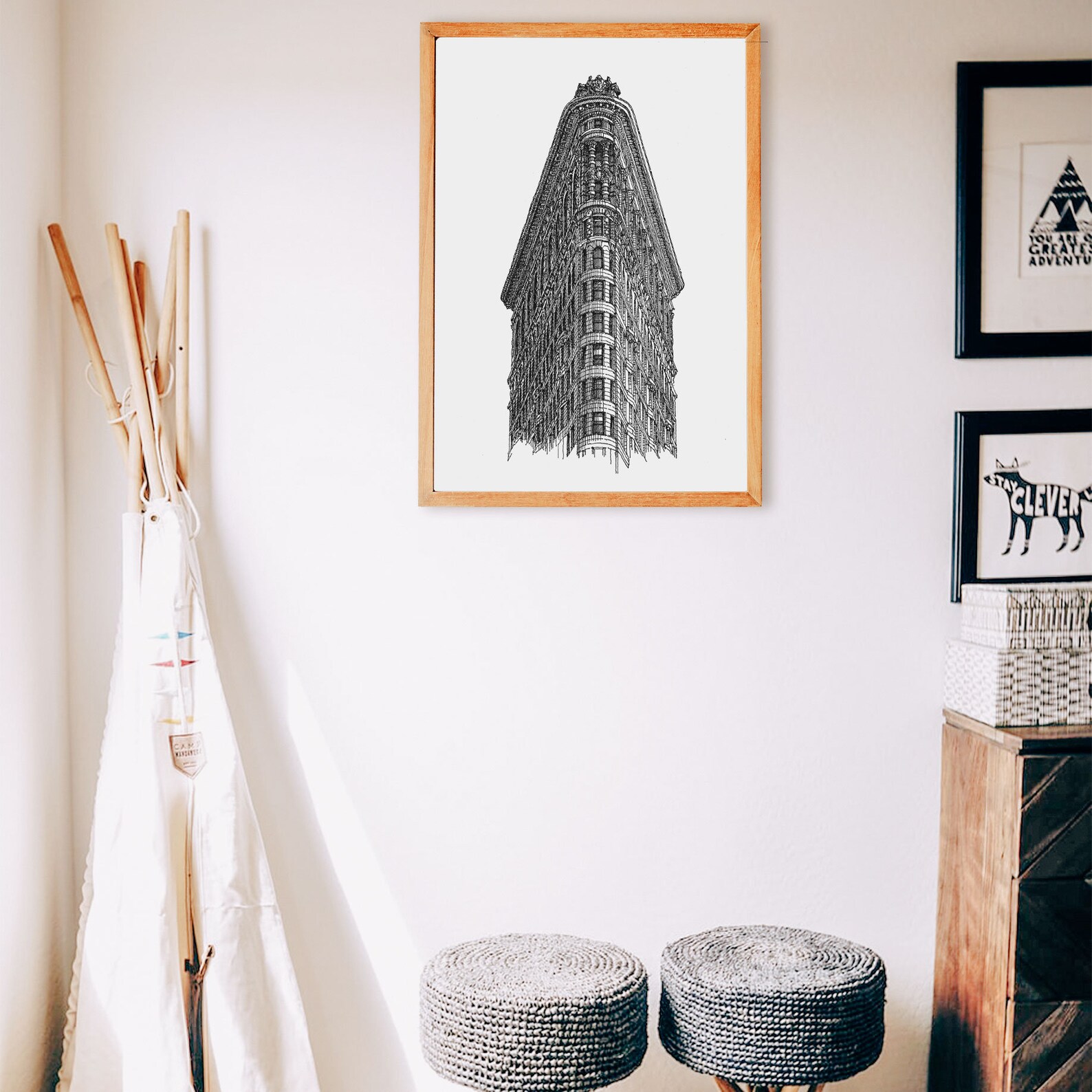 Flatiron Building Art Unique Architecture Print New York - Etsy