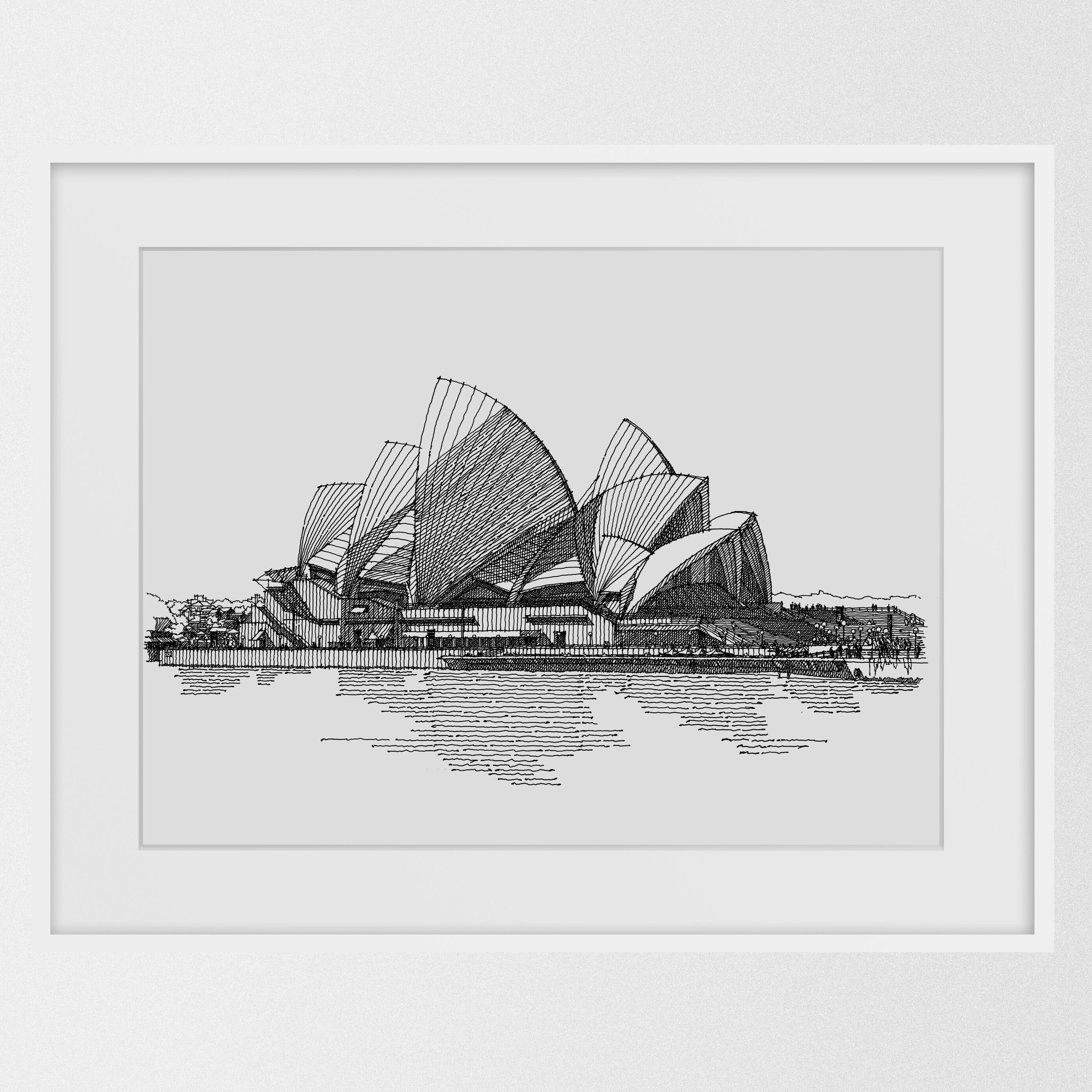 Sydney Opera House Sketch