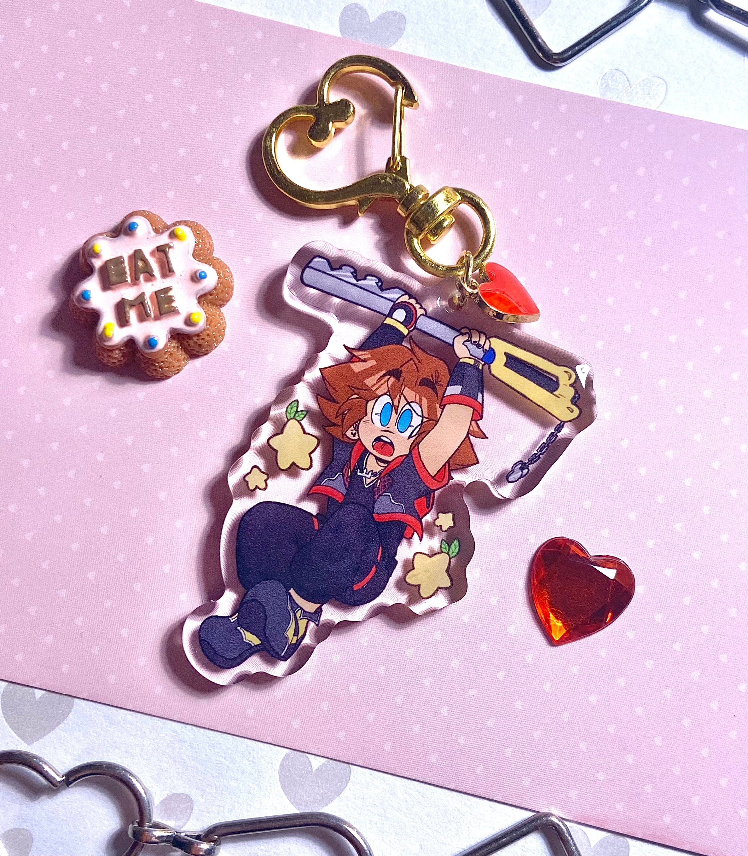 Sora Kingdom Hearts Epoxy Keychain - Etsy