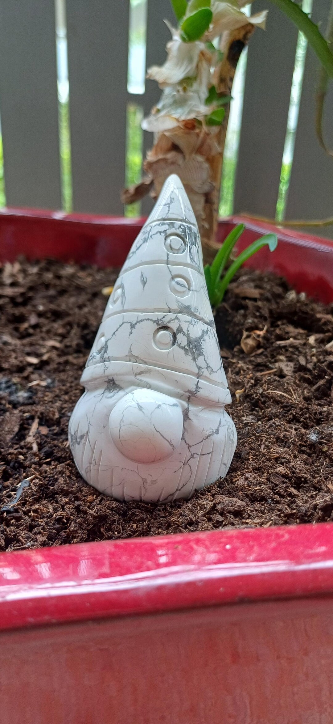 Howlite Elf, Stone Sculpture Elf. Natural Stone Elf - Etsy