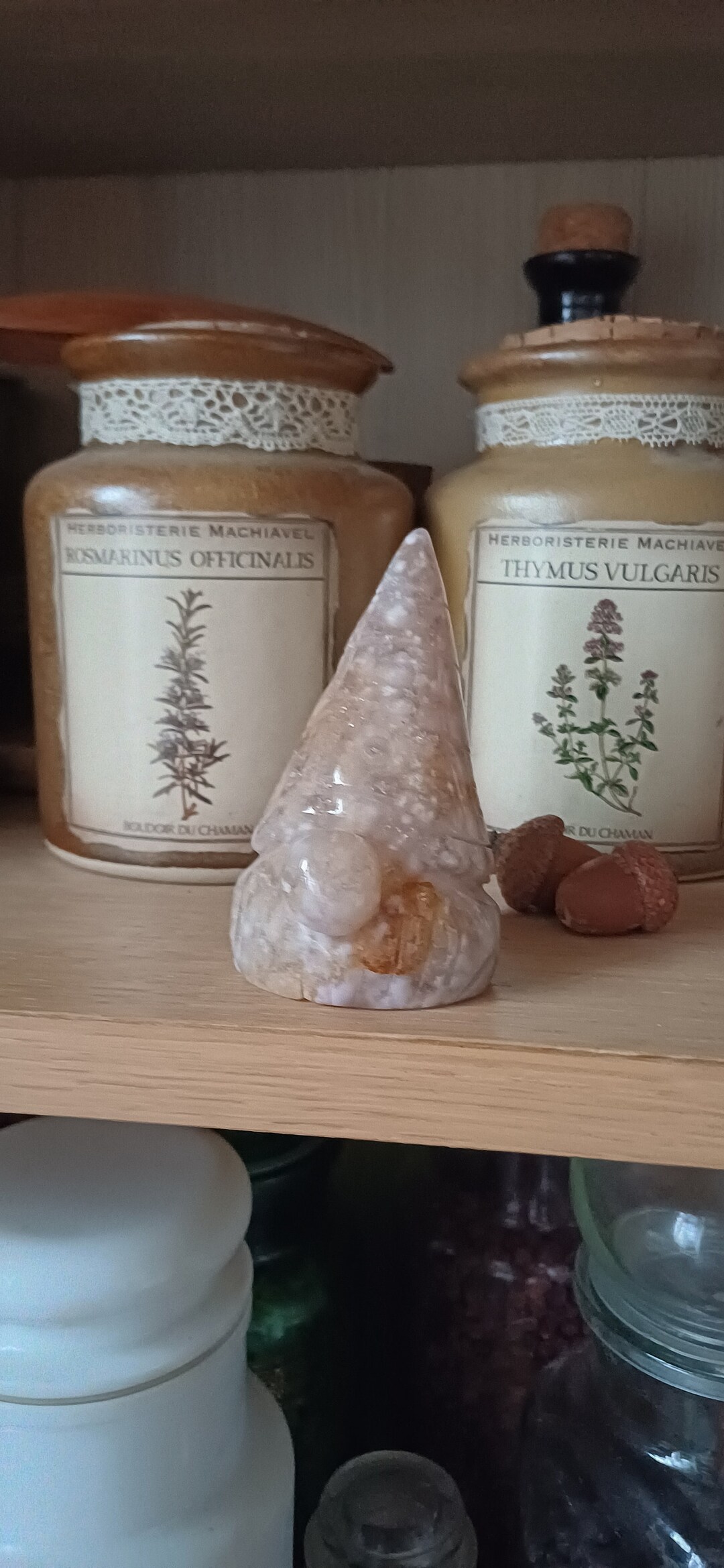 Natural Flower Agate Elf, Stone Sculpture Elf. Flower Agate Elf. - Etsy