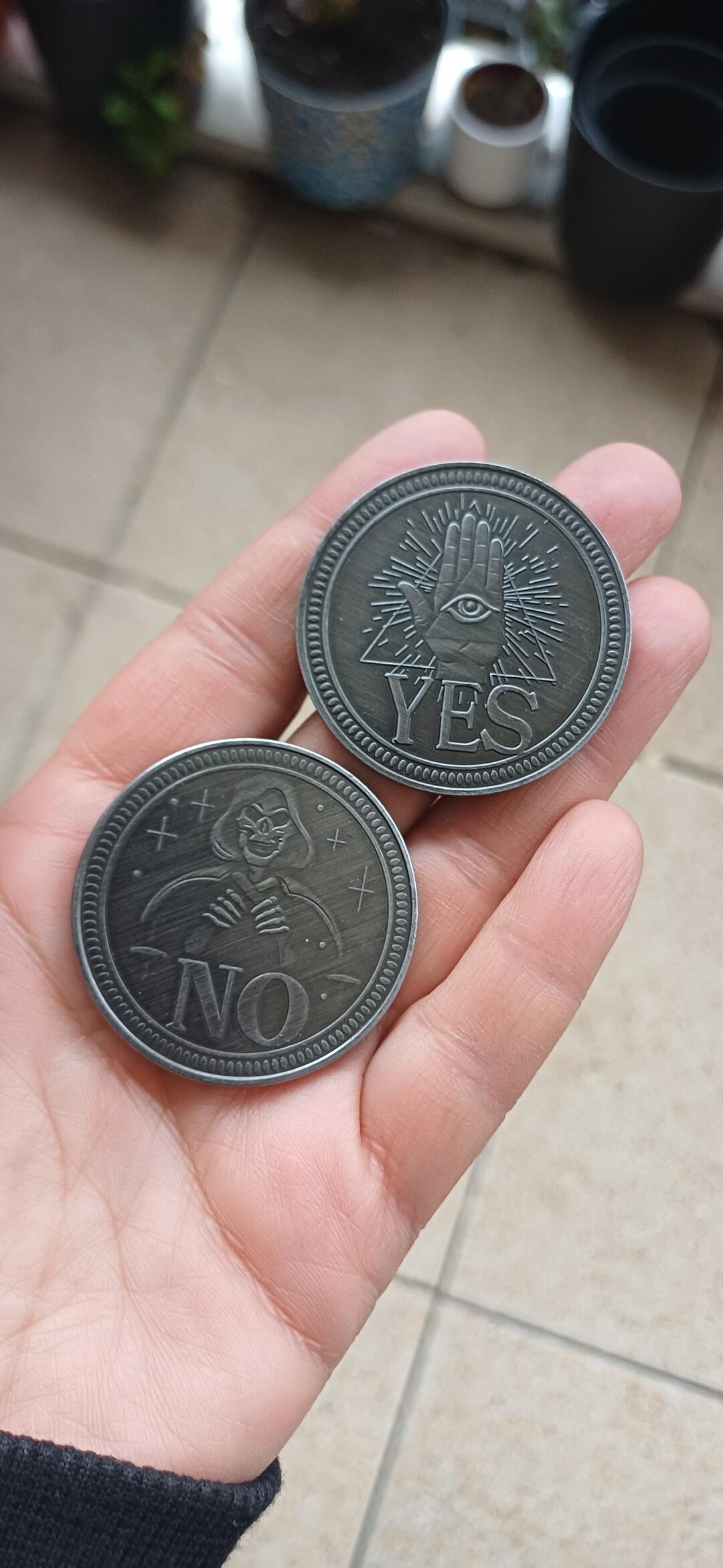 DIVINATION COIN, Coin of Destiny, Yes/no Oracle, Antique Coin - Etsy