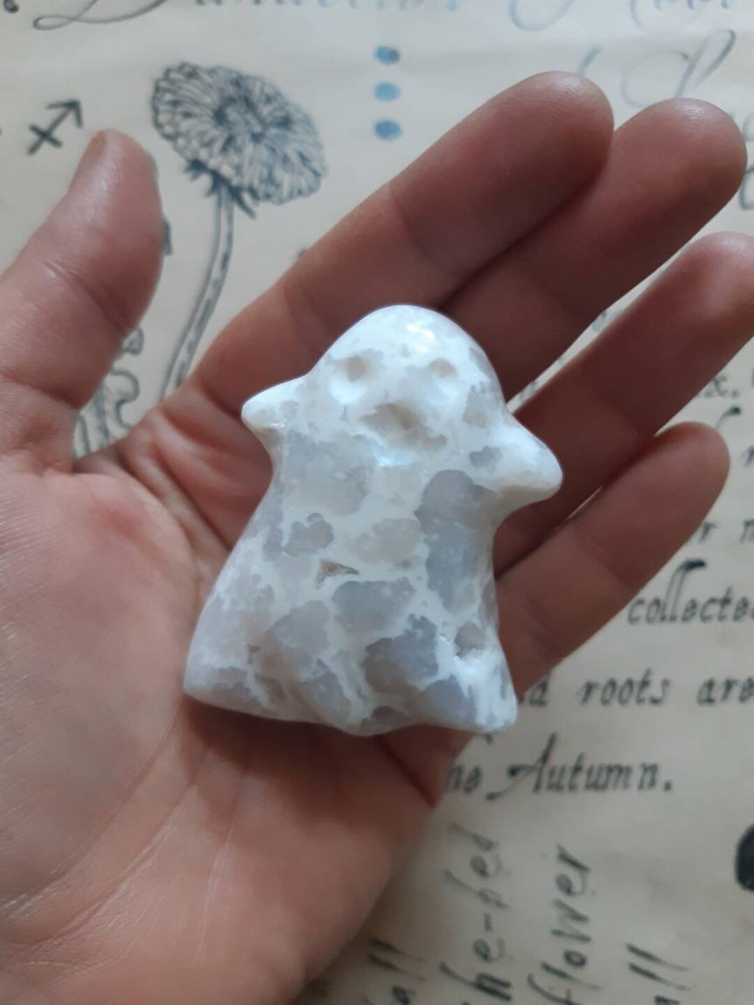 Ghost in Agate Snow Natural Stone. Snow Agate for Lithotherapy and ...