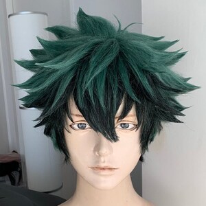 Crying Green Boy MHA HANDMADE WIG - Etsy