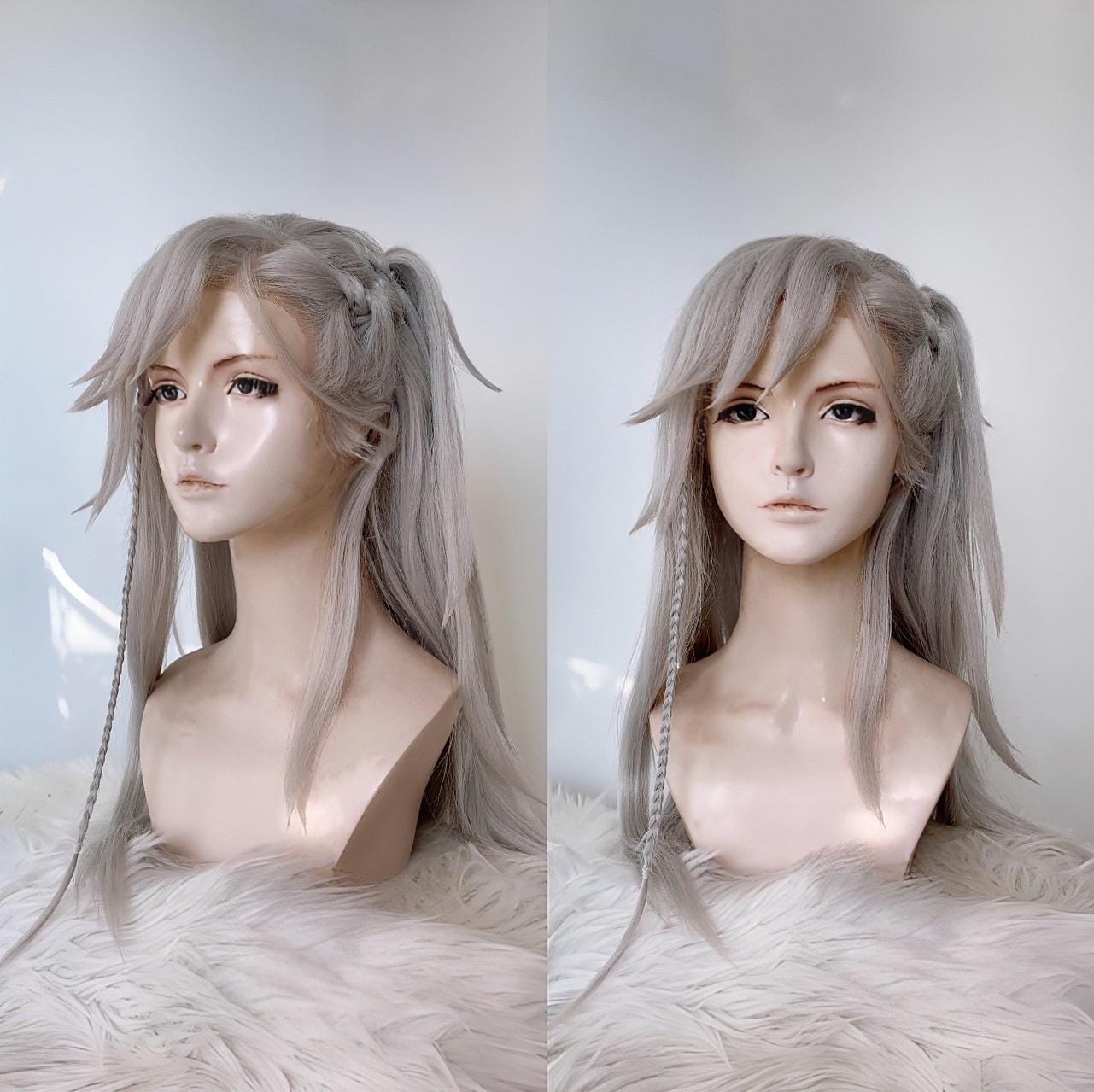 Undertaker Cosplay Wig, Side Braid Version - Etsy