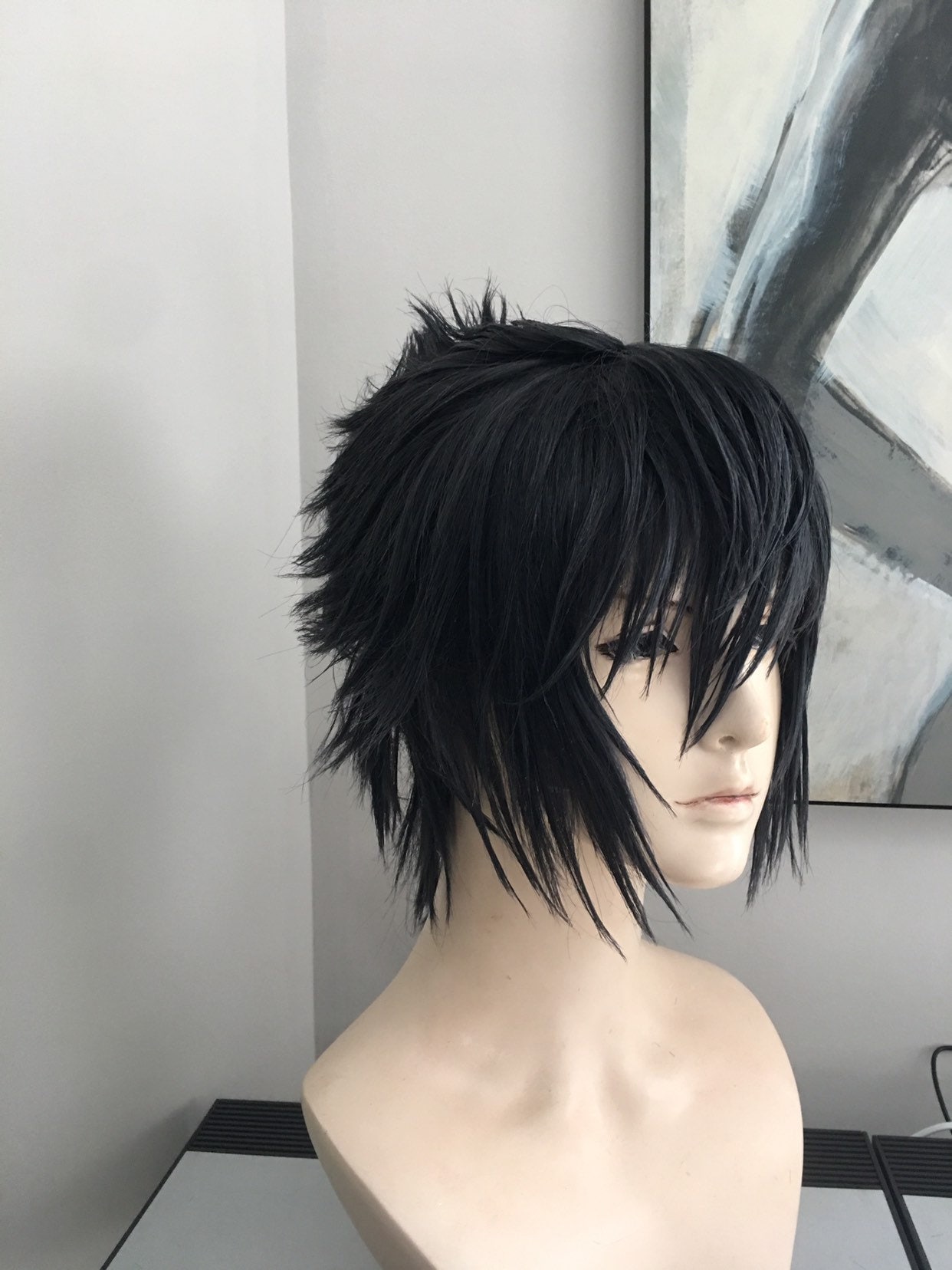 L Death Note Cosplay Wig