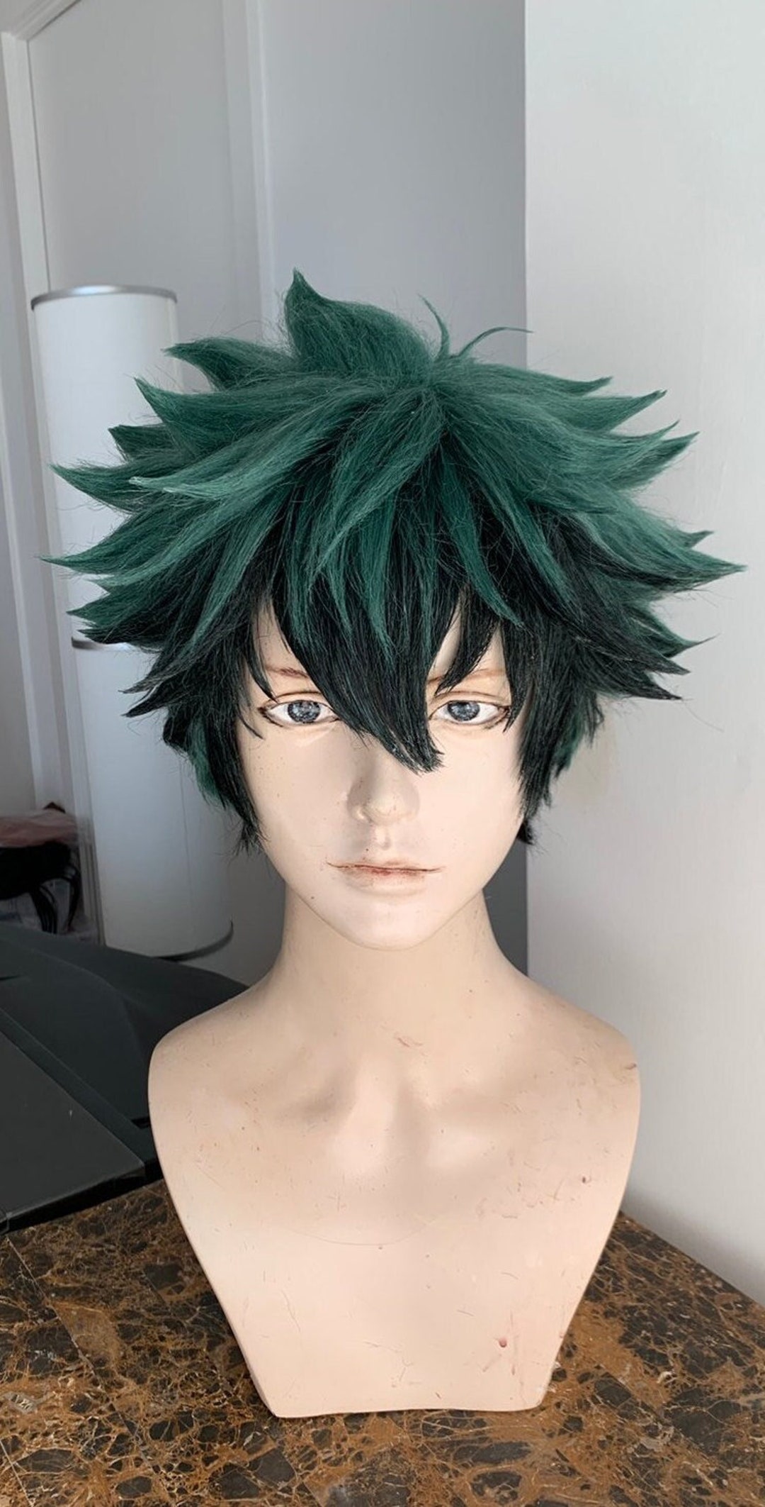 Crying Green Boy MHA HANDMADE WIG - Etsy