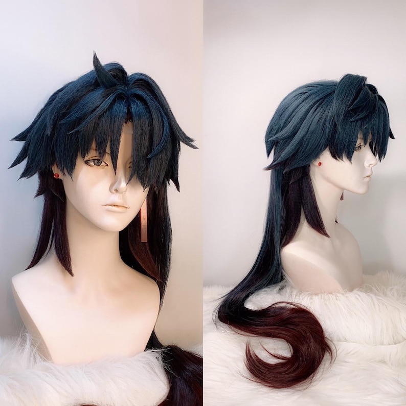 Blade From Honkai Inspired Cosplay Wig - Etsy