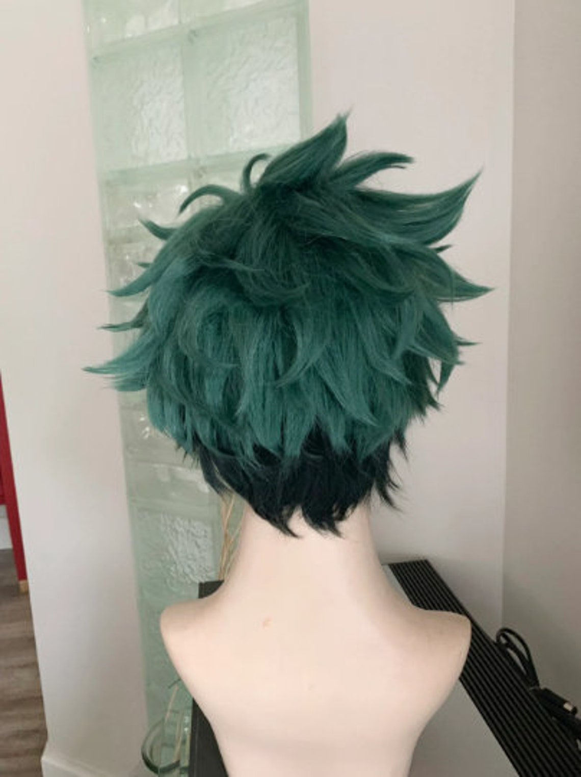 Crying Green Boy MHA HANDMADE WIG - Etsy