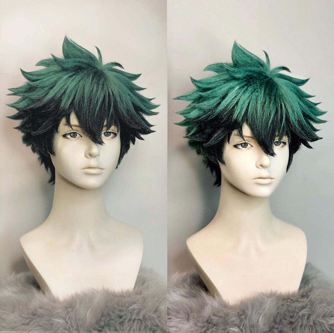 Crying Green Boy Cosplay Wig - Etsy