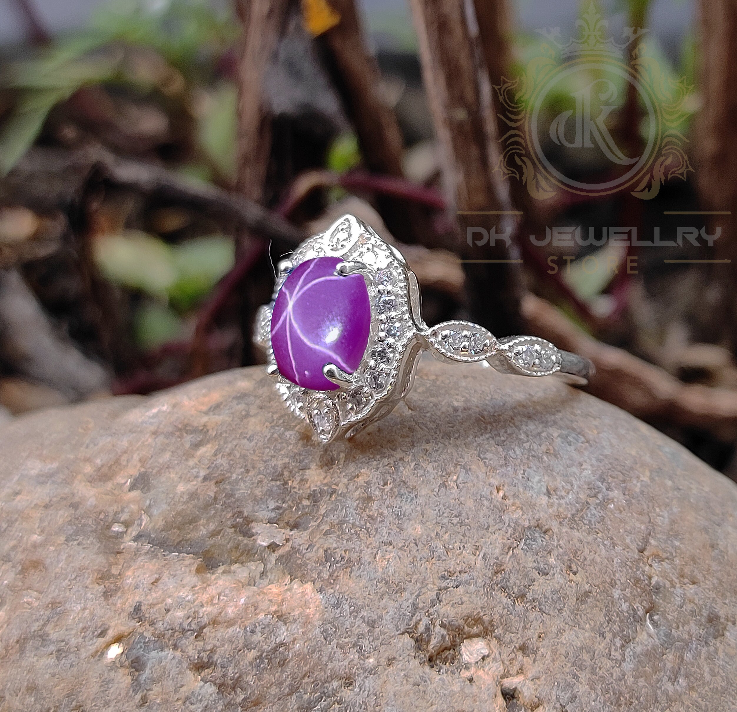 Pink lindy star ring store
