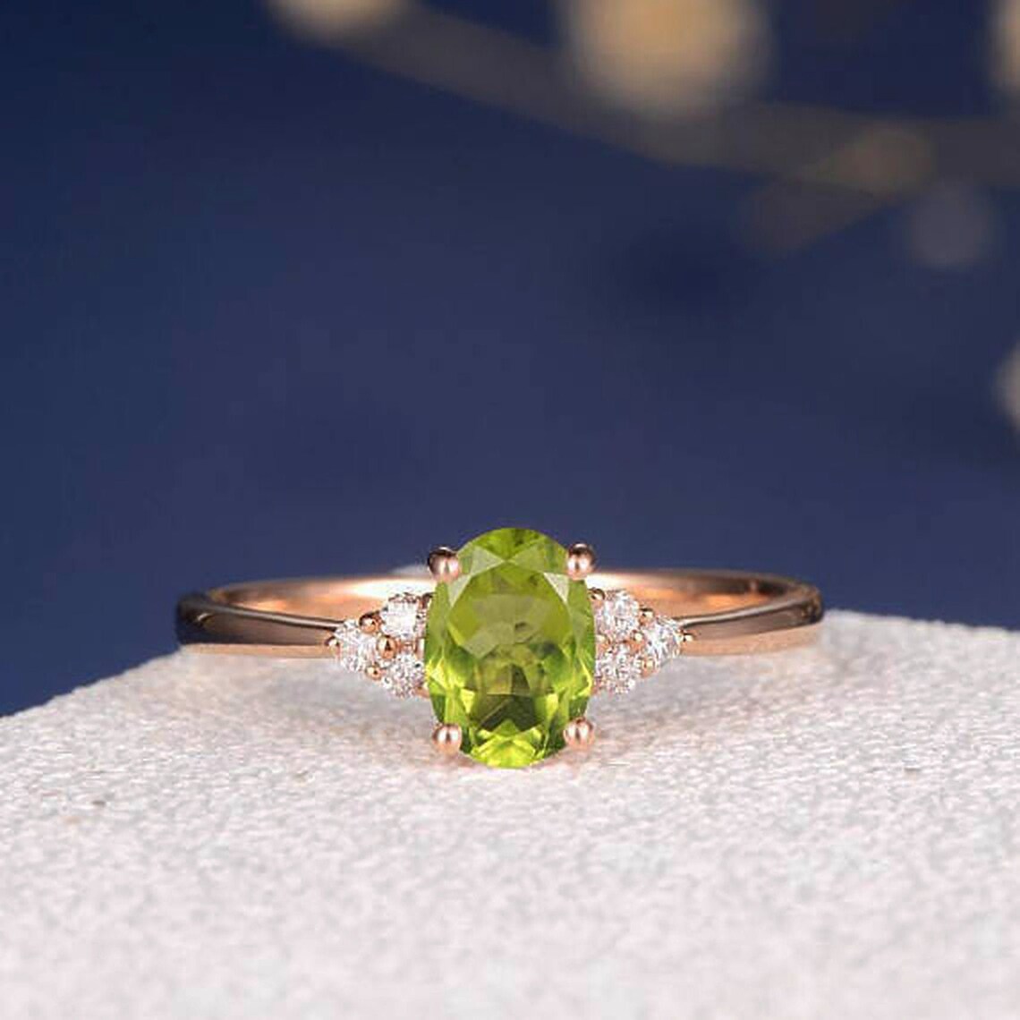 Peridot Wedding Ring Engament Ring Estate Rings Viking - Etsy UK