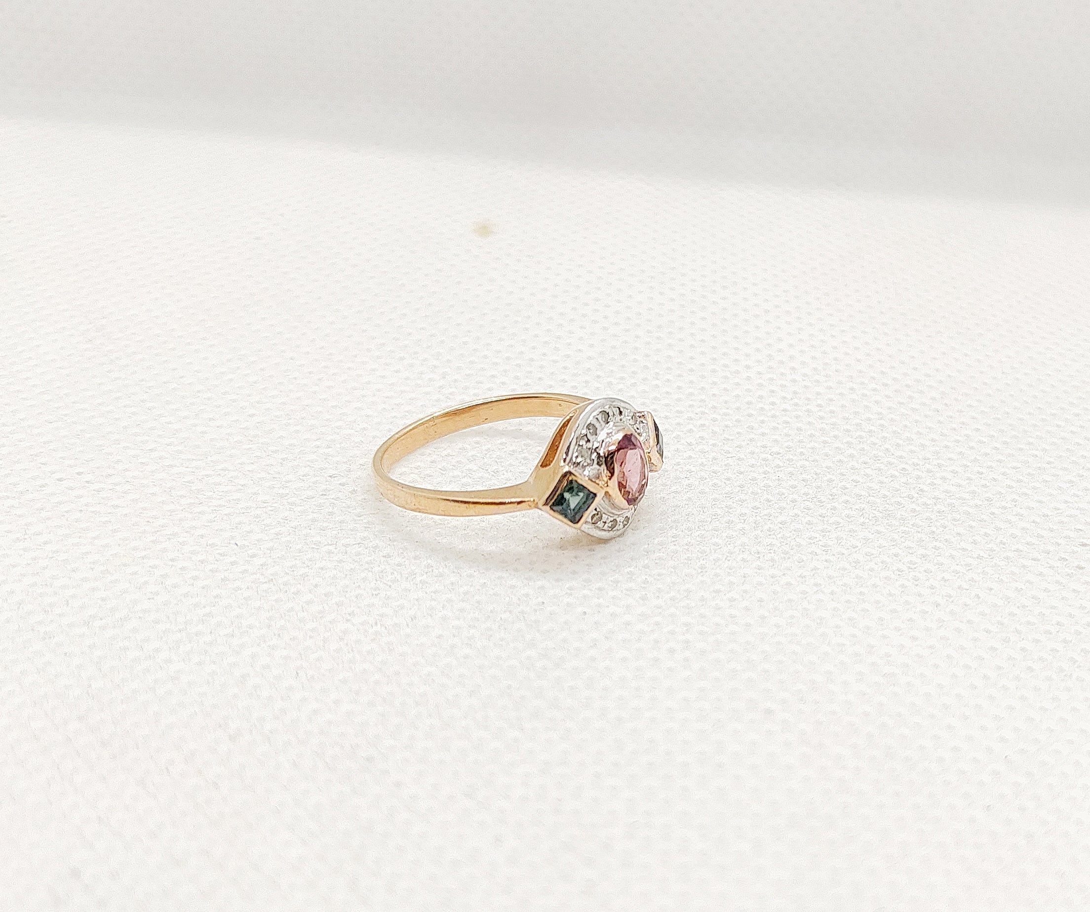 10k rose gold ring engament ring pinky ring women certified | Etsy