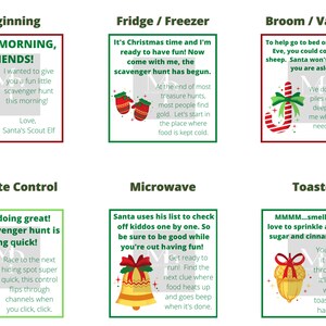 Christmas Elf Scavenger Hunt: Holiday Activity Game (PDF Download) - Etsy