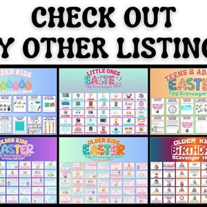 Older Kids Religious Easter Egg Scavenger Hunt - Treasure Hunt - for ...