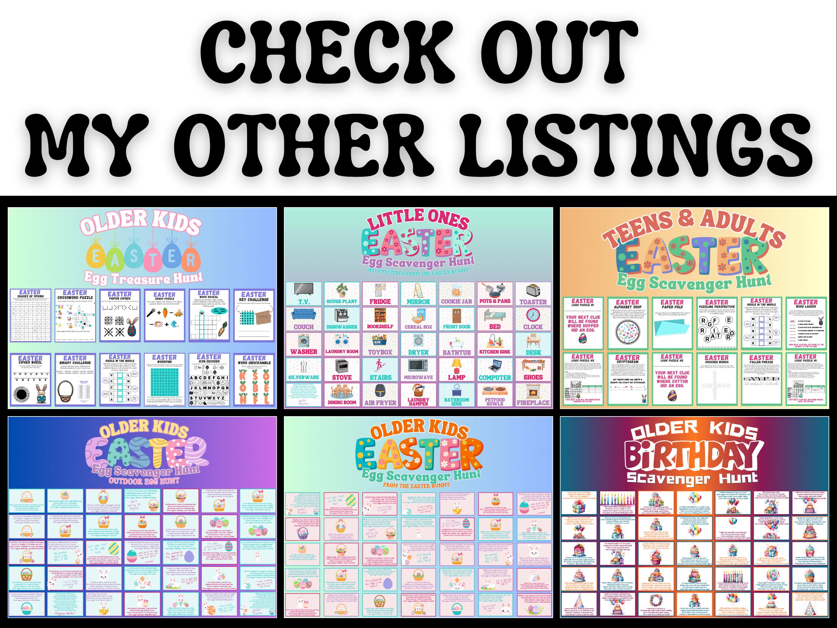 Reindeer Christmas Scavenger Hunt: Riddles & Clues (PDF Download) - Etsy