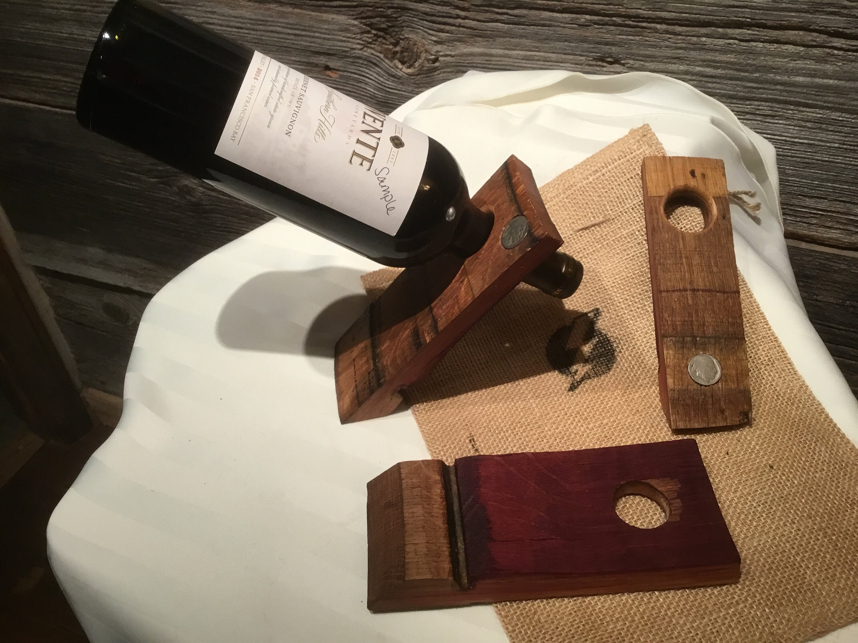 Magic Balancing Bottle Butler Made From a Reclaimed Barrel - Etsy