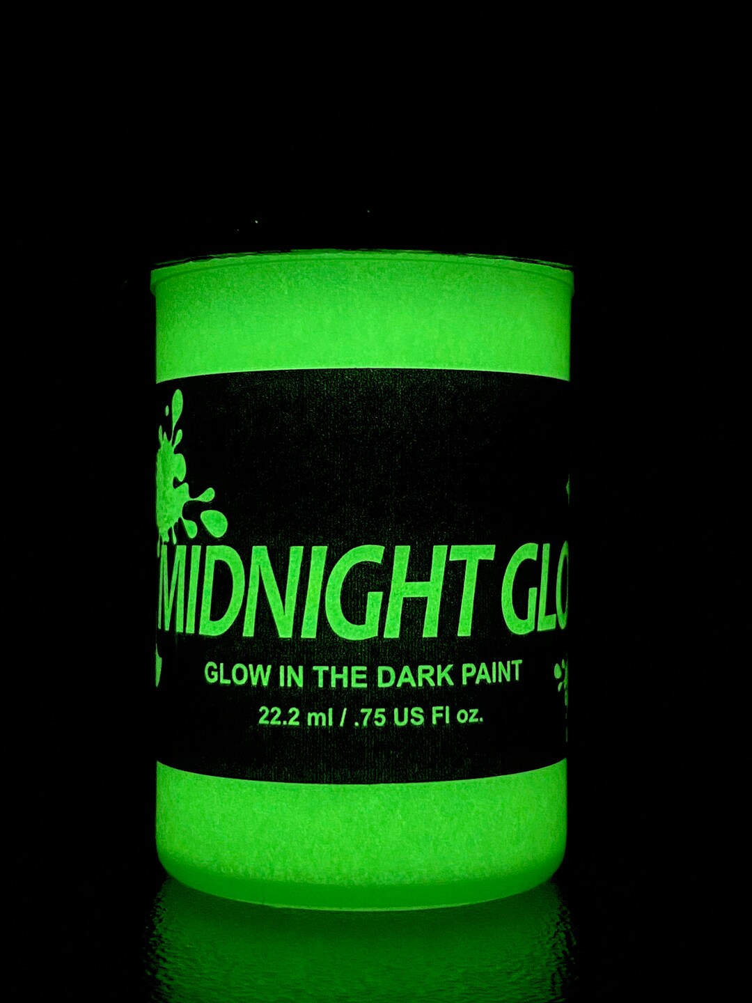 Glow in the Dark Paint 0.75 Oz, Acrylic Based, High Quality, Great for ...