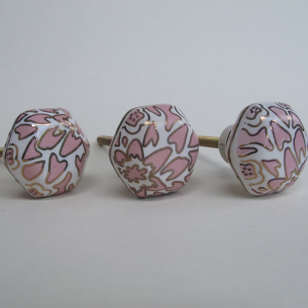 Pink Knobs - Etsy