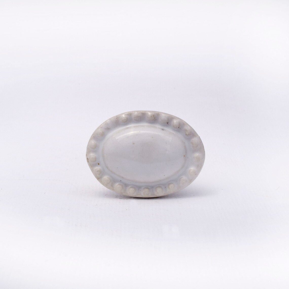 Petite Halo Knob - Ivory - Decorative Ceramic Drawer Pull Knob, Dresser ...