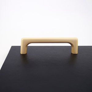 Simple Matte Gold Handles - Drawer Handles Pulls, Gold Satin Finish ...
