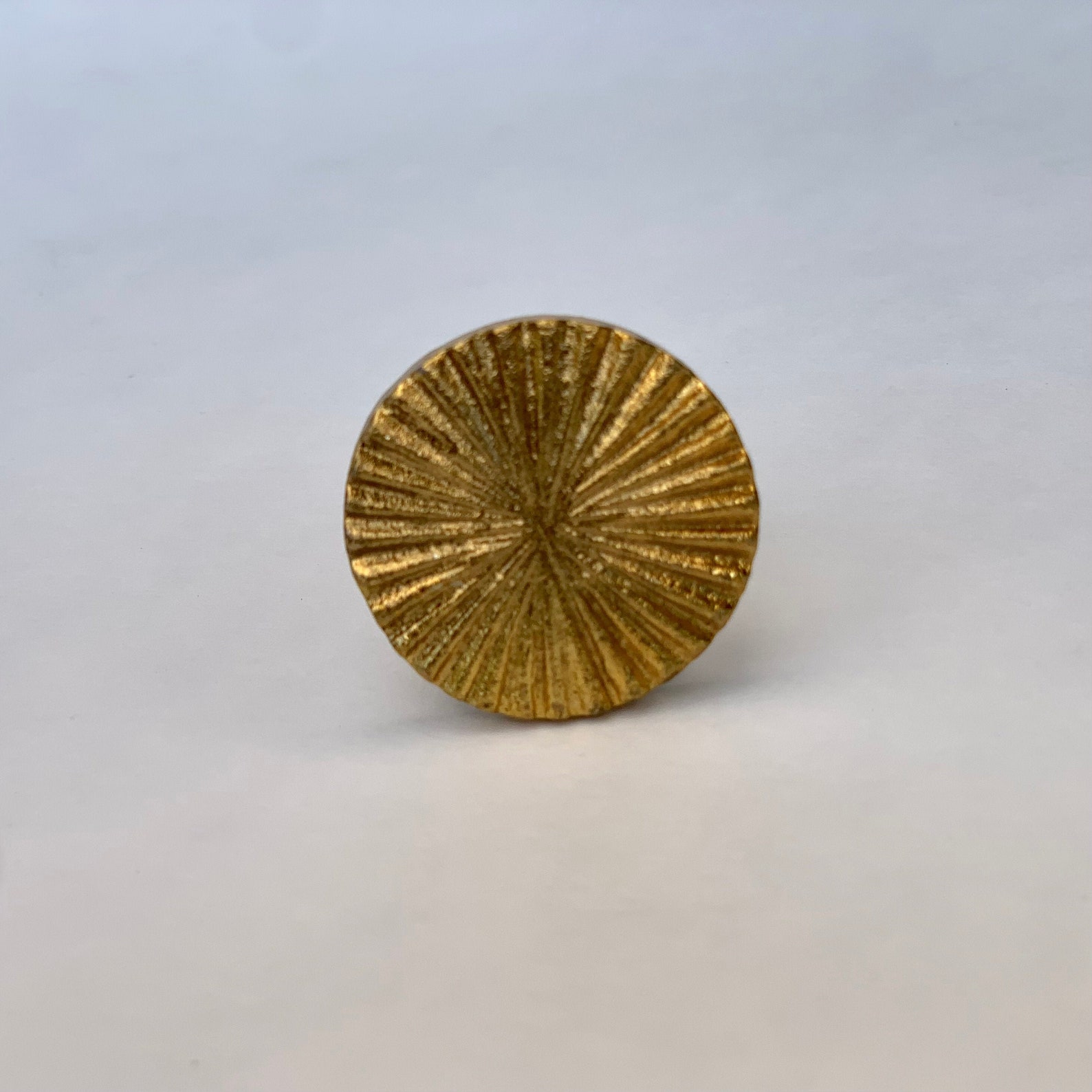 Gold Radial Knob Dresser Knob Modern Knobs and Pulls - Etsy