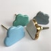 Cloud Knobs Emerald Fun Drawer Pull, Cute Cloud Pull Knob, Kids Dresser Pull, Knobs and Pulls ...