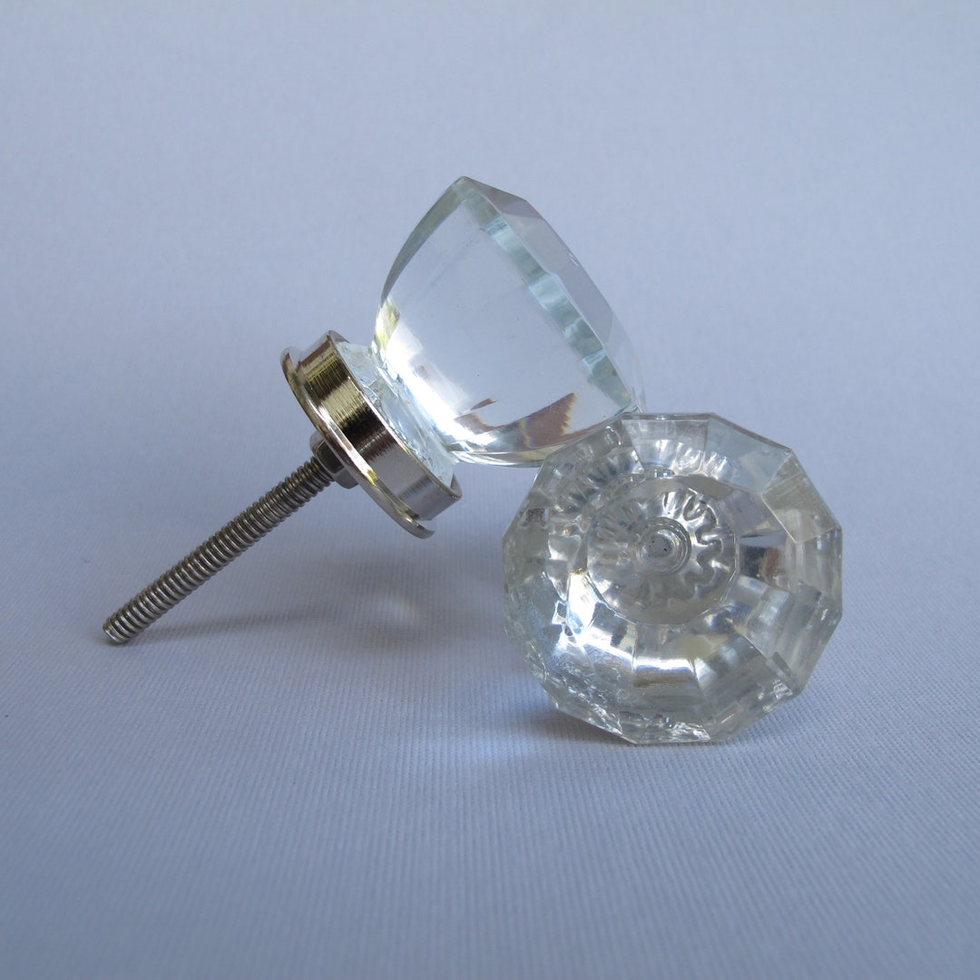 Glass Cabinet Knob - Crystal Glass Cabinet Pull, Cabinet Knob, Drawer ...