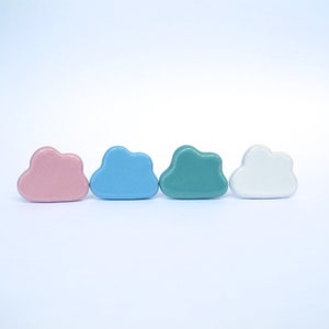 Cloud Knobs - White - Fun Cute Drawer Pull, Cute Cloud Pull Knob, Kids Dresser Pull, Knobs and ...