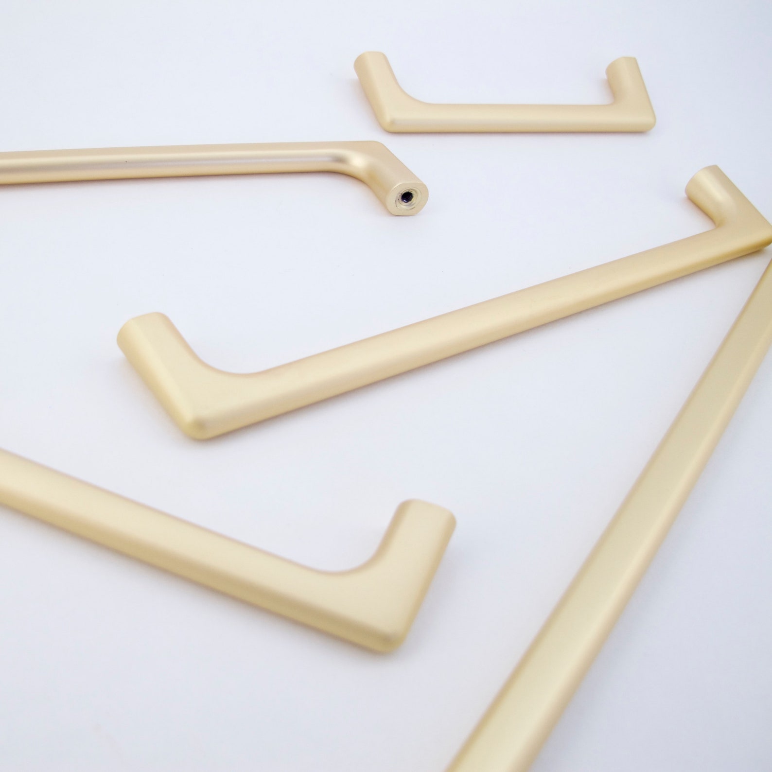 Simple Matte Gold Handles Drawer Handles Pulls Gold Satin - Etsy Australia