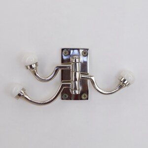 Modern Silver Multi Hook - Coat Hook Wall Mount | Vintage Wall Hooks | Wall Mounted Coat Hooks ...