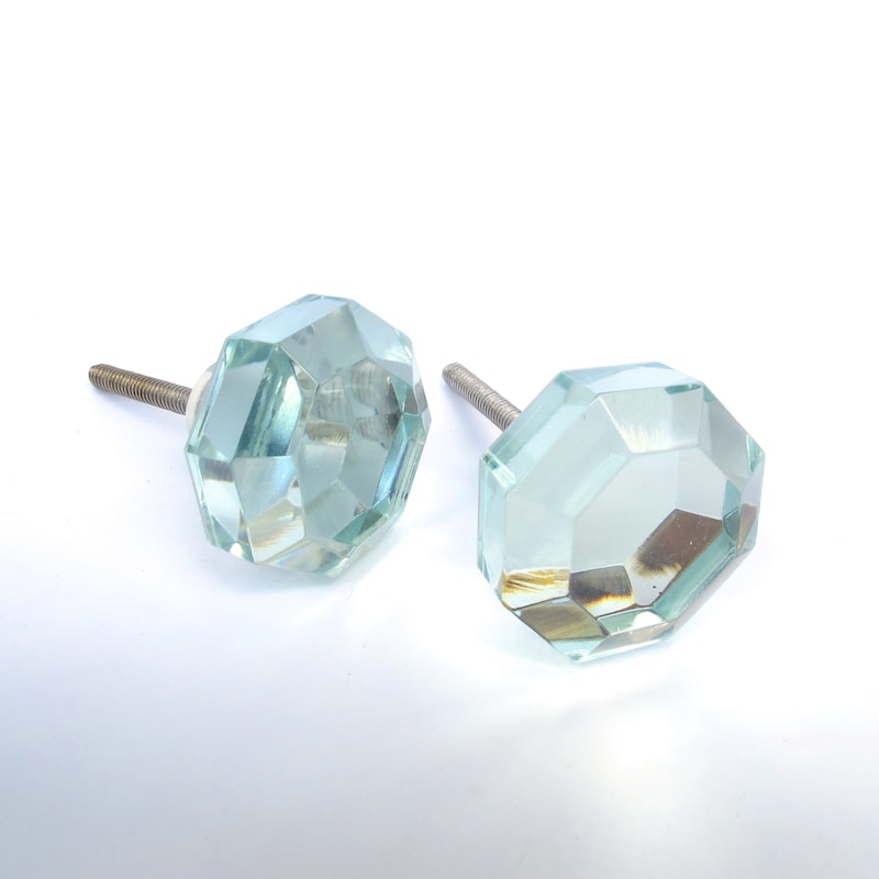 Glass Drawer Pulls - Etsy