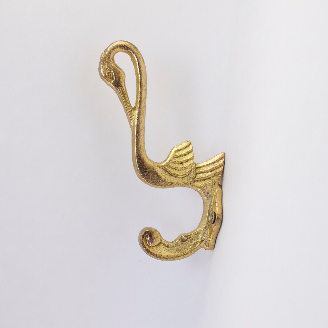 Mid Century Modern Swan Hook - Wall Mount | Coat Hook Wall Mount ...