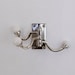 Modern Silver Multi Hook - Coat Hook Wall Mount | Vintage Wall Hooks | Wall Mounted Coat Hooks ...