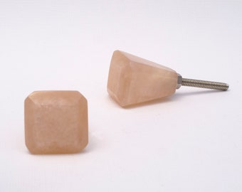 Rose Quartz Knobs - Etsy