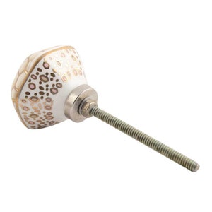 Mother of Pearl Tortoise Shell Knob - Beautiful Ceramic Drawer Pull ...