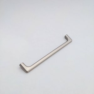 Simple Matte Silver Handles - Drawer Handles Pulls, Silver Satin Finish ...