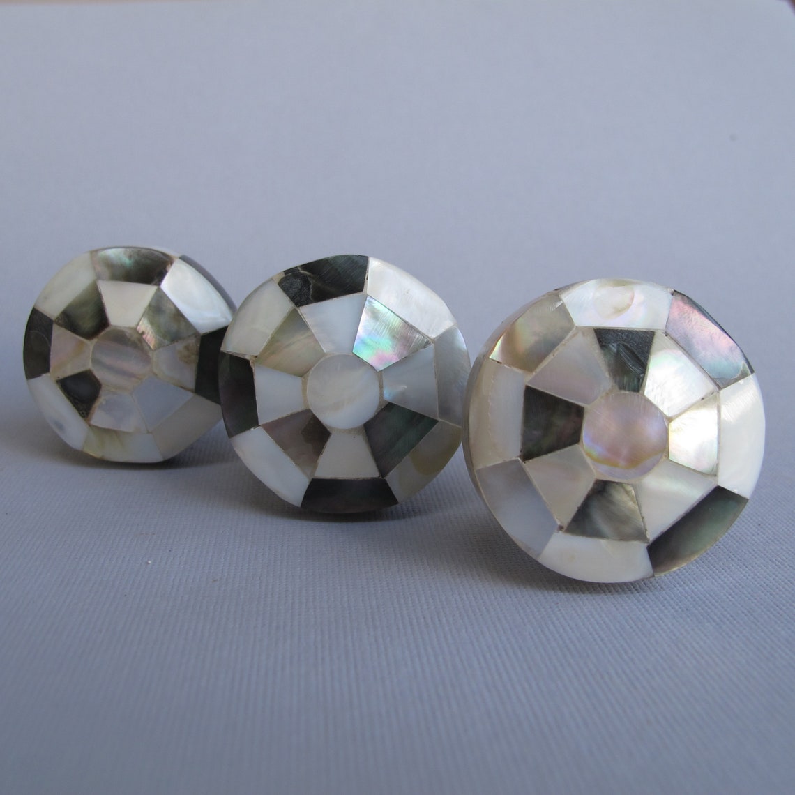 Mother of Pearl Knob Beautiful Mother of Pearl Drawer Pull | Etsy