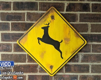 Deer Crossing Sign | Etsy