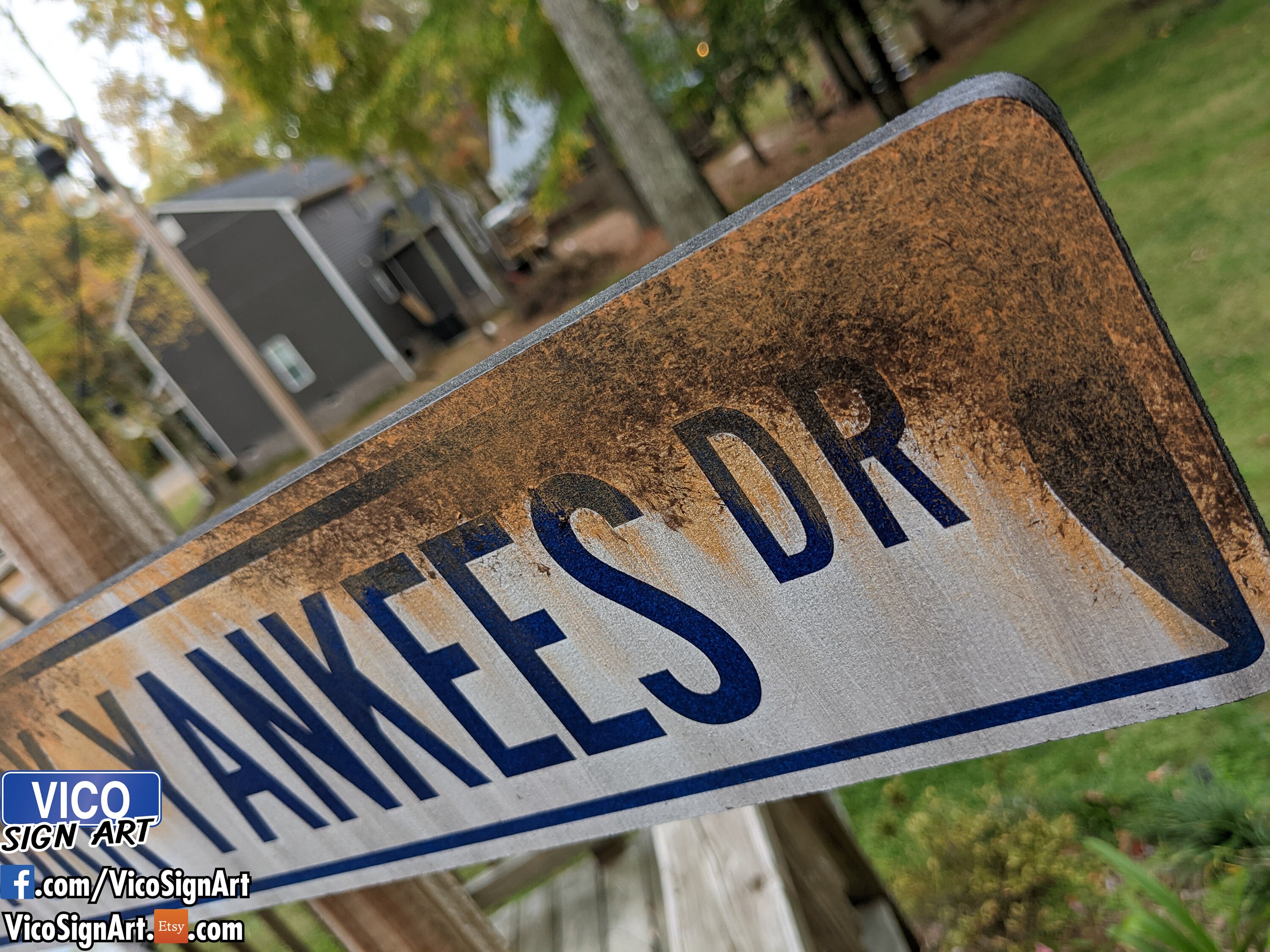 Yankees Drive Baseball Street Sign Art - Etsy