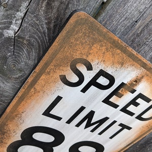 Speed Limit 88, Back to the Future Road Sign Art - Etsy