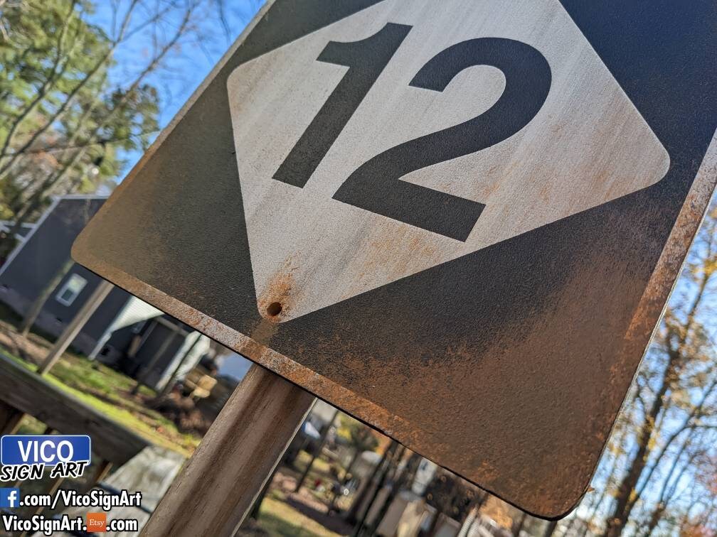 Route 12 South OBX Recreated Road Sign Art - Etsy