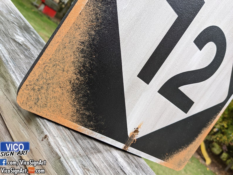 Route 12 North OBX Recreated Road Sign Art - Etsy