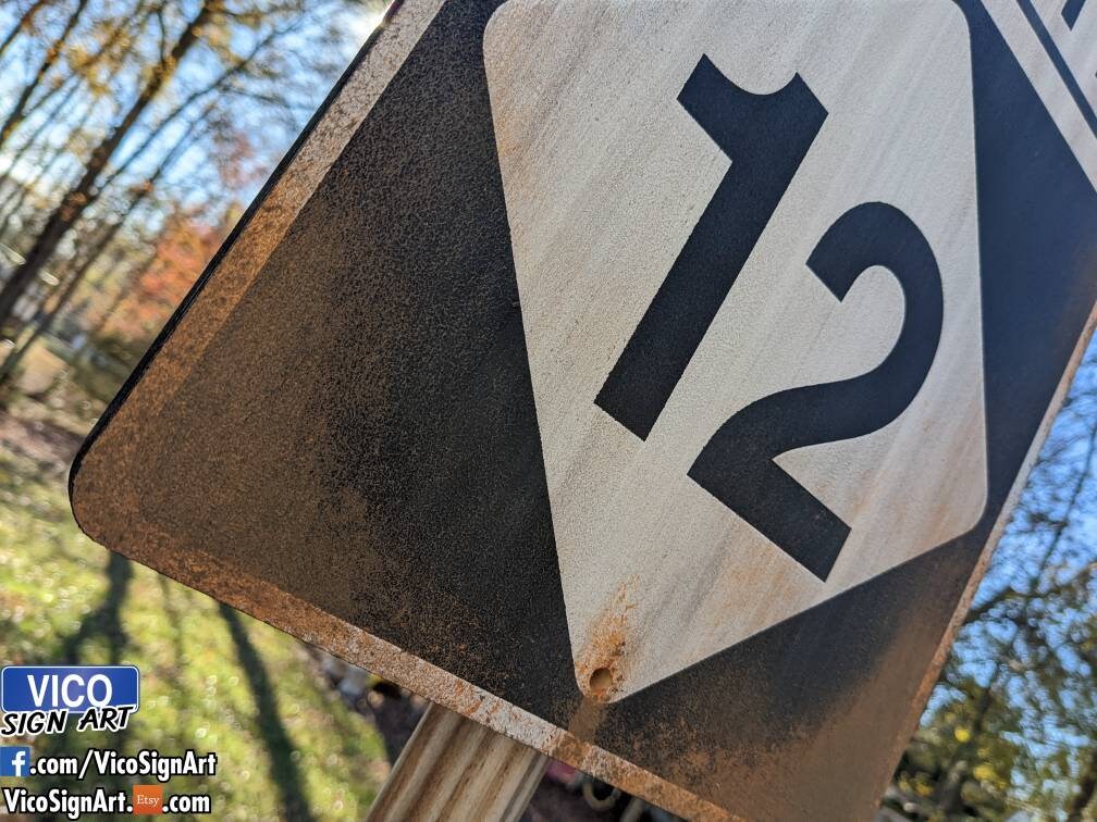 Route 12 South OBX Recreated Road Sign Art - Etsy