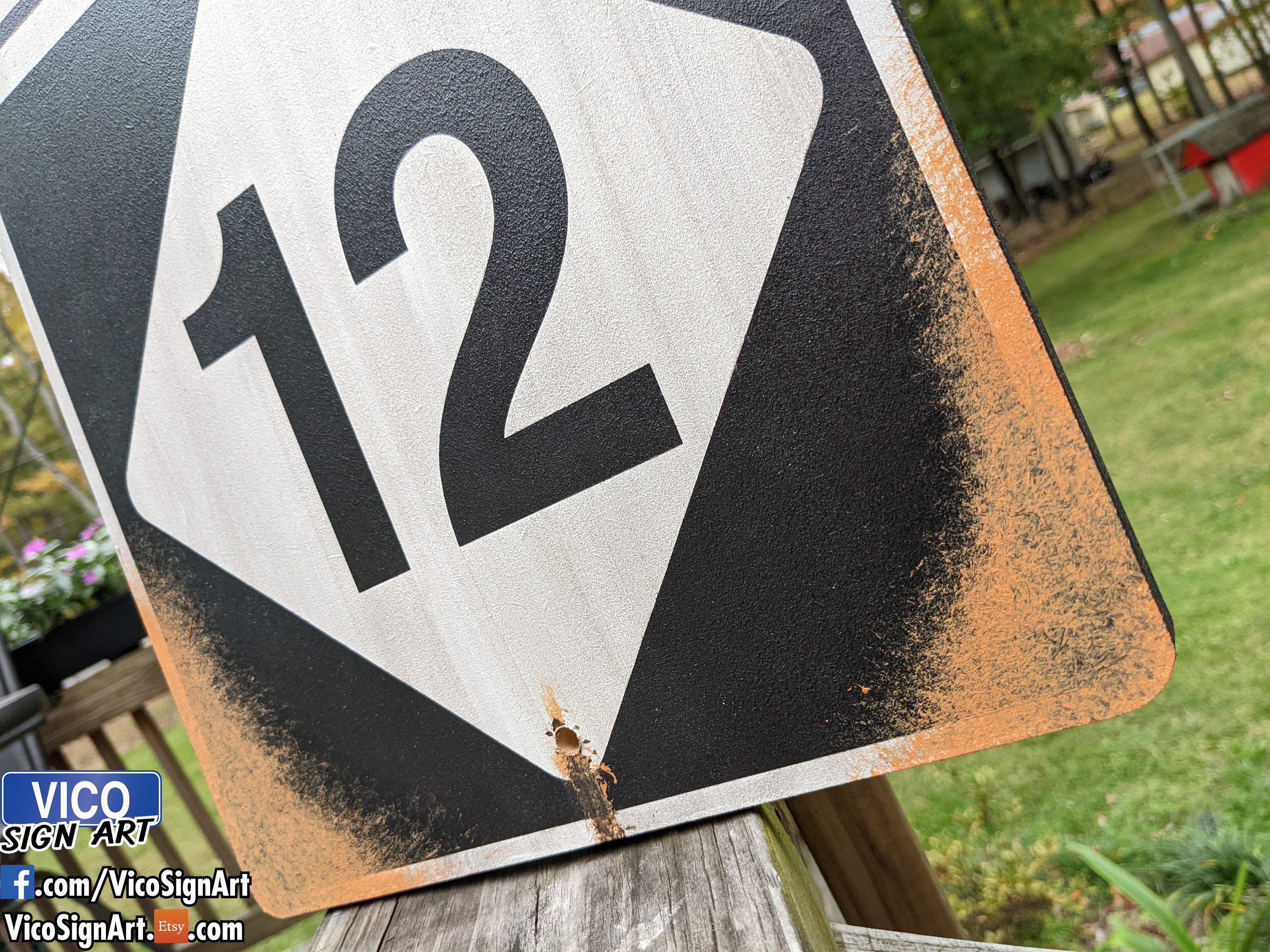Route 12 North OBX Recreated Road Sign Art - Etsy