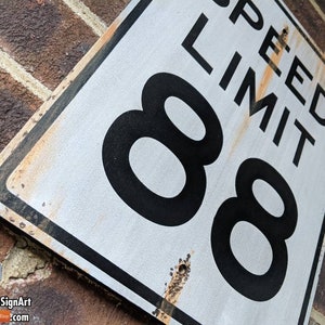 Speed Limit 88 Back to the Future Road Sign Art - Etsy