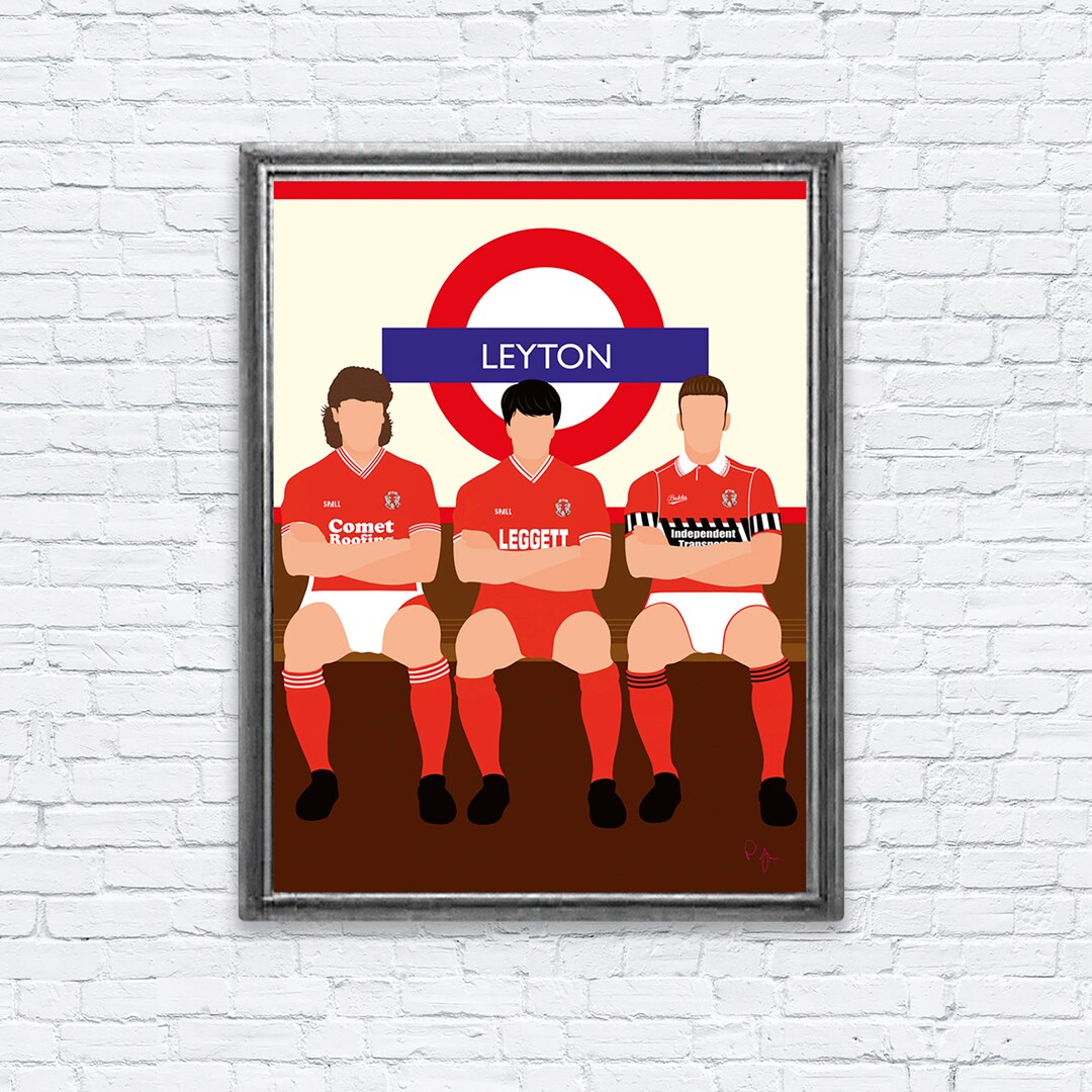 Leyton Orient F.C. Cooper / Comfort / Carter Leyton print - Etsy