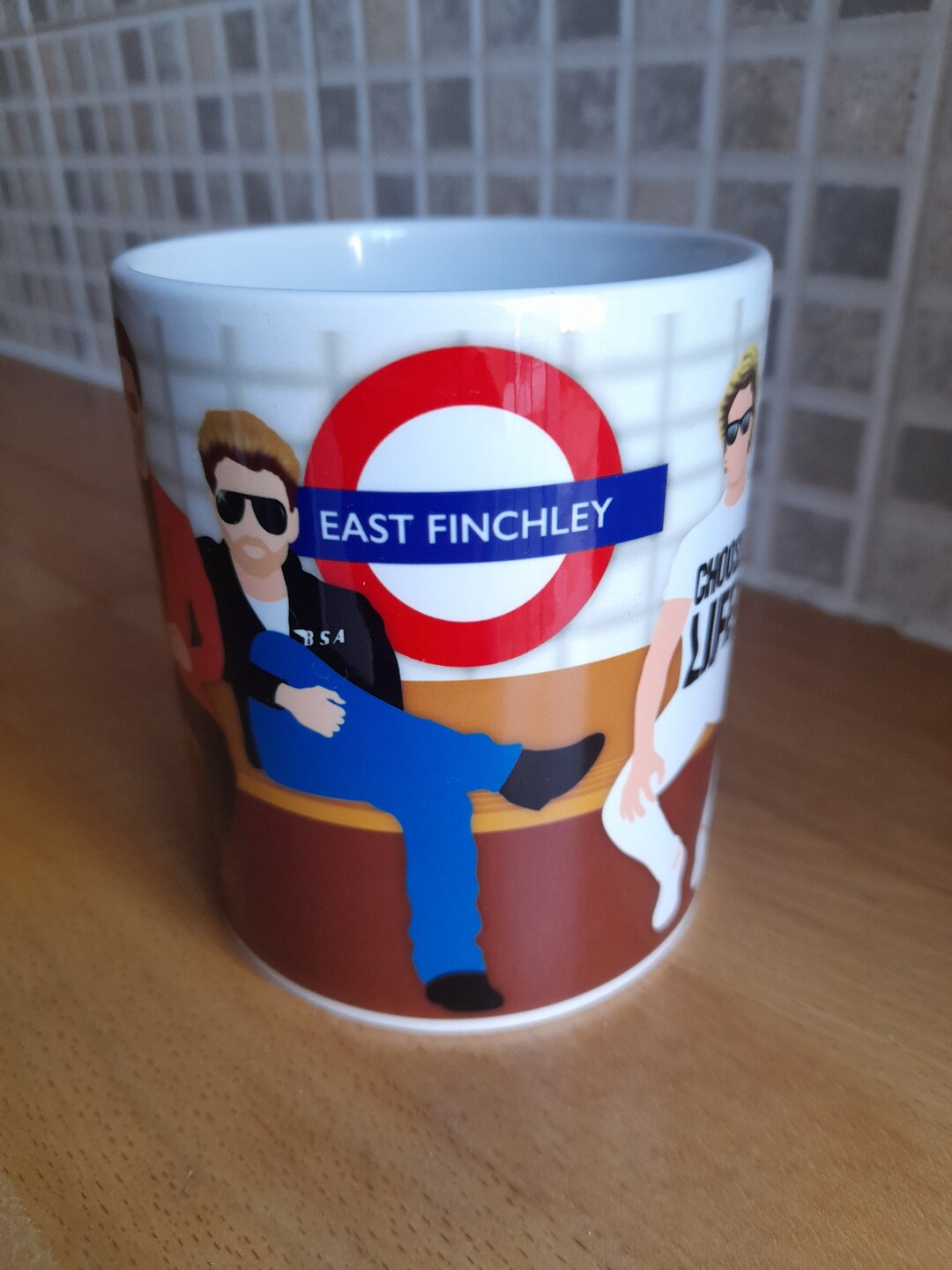GEORGE MICHAEL at East Finchley Mug - Etsy